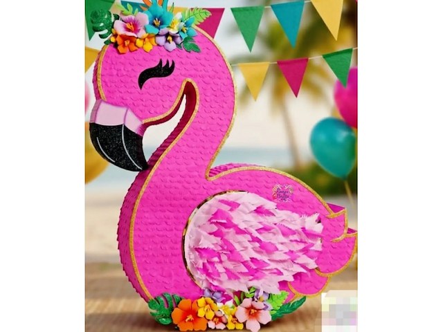 Flamingos(sa cvećem) PINJATA