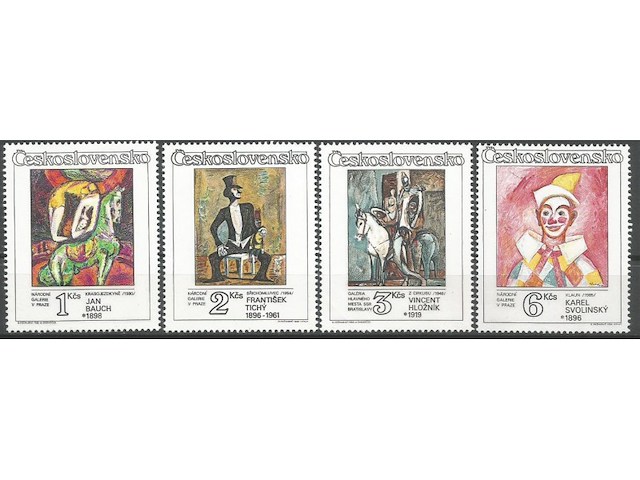 Čehoslovačka,Umetnost-Cirkus 1986.,čisto