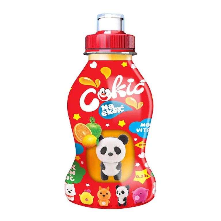 Sok cokić multivitamin sa čašom 0.33l