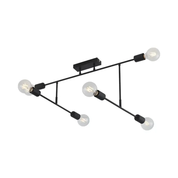 Braytron BV04-00042 | Plafonjera | crna | 6xE27