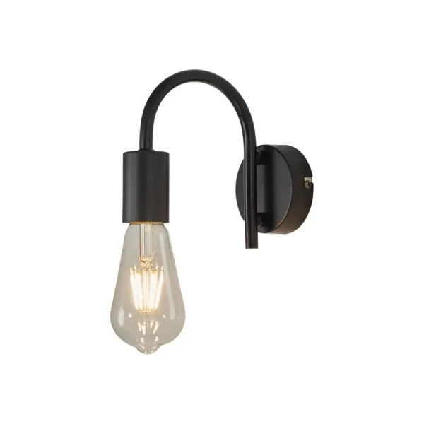 Braytron BV04-00034 | Zidna lampa | crna | E27