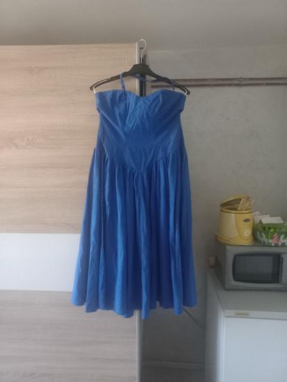 ❤️Predivna Italijanska indigo plava haljina midi❤️