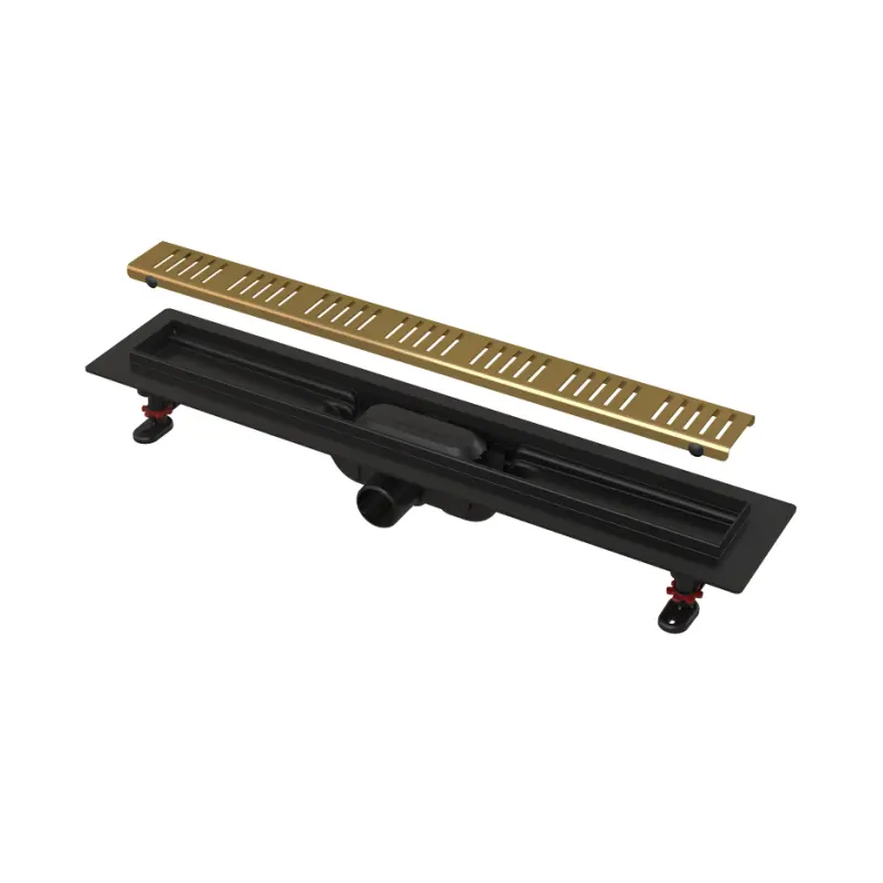 Alca APZ10BLACK-BRASS tuš kanalica 65 cm sa mesinganom rešetkom (APZ10BLACK-650B)
Alca APZ10BLACK-BRASS tuš kanalica 65 cm sa mesinganom rešetkom APZ10BLACK-650B