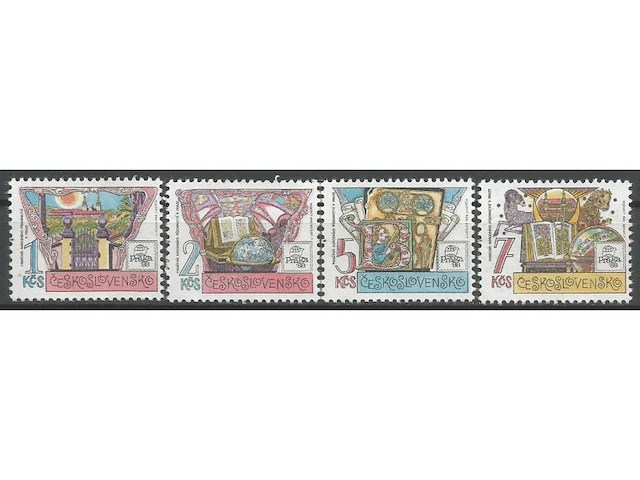 Čehoslovačka,Filatelistička izložba 1988.,čisto