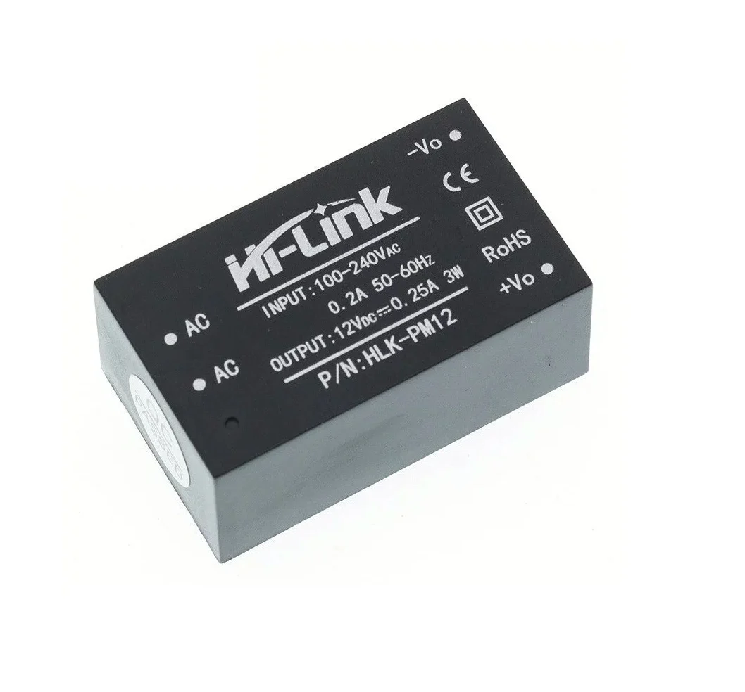 Hi-Link HLK-PM12 Naponski Modul 220V na 12V 3W (0.25A) - Izolovani Prekidački Izvor Napajanja