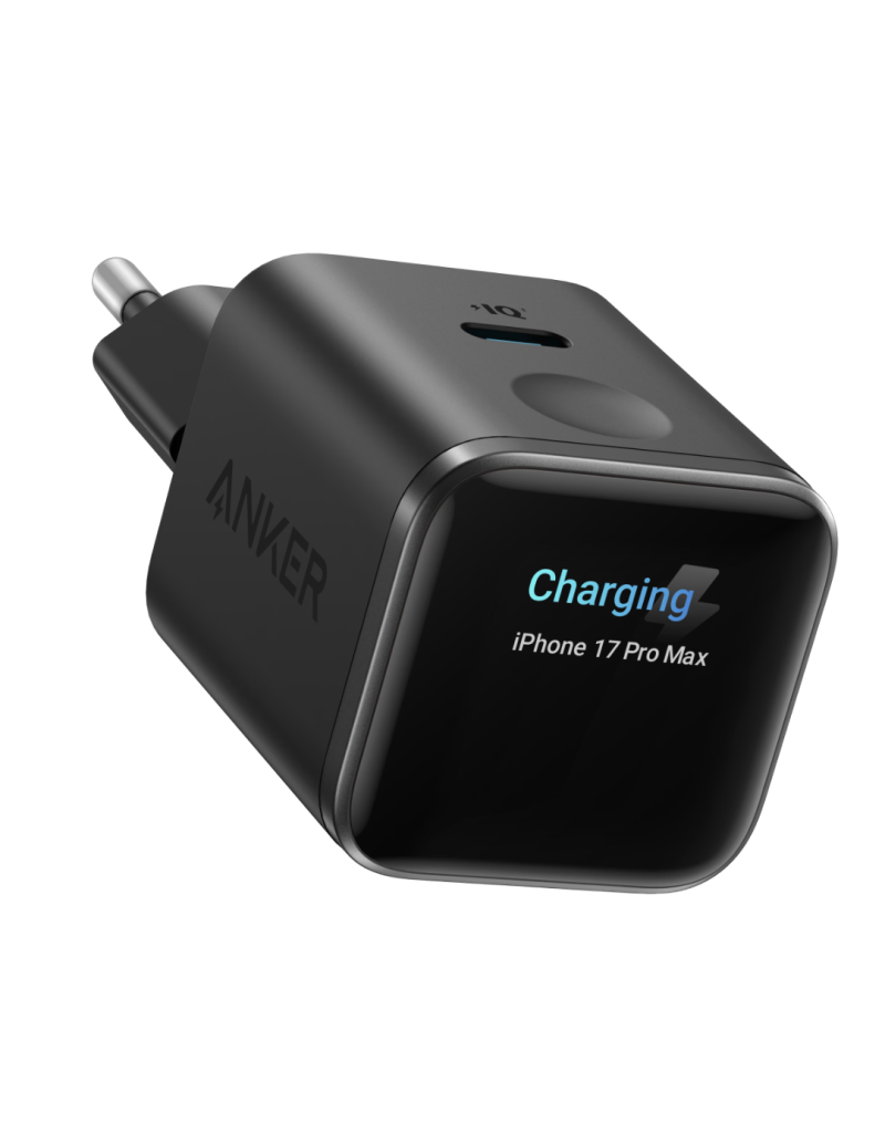 Anker Nano 45W Smart Display Charger Black