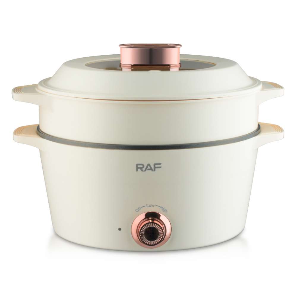 RAF R.5403W ELEKTRIČNI LONAC KRČKO BELI 1300W 5L+2L