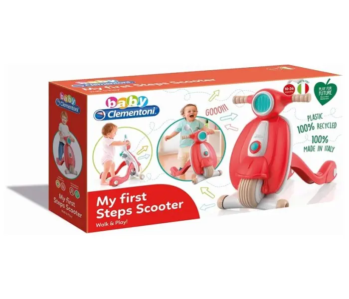 Clementoni Baby babi Moјi prvi koraci gurkač, Red