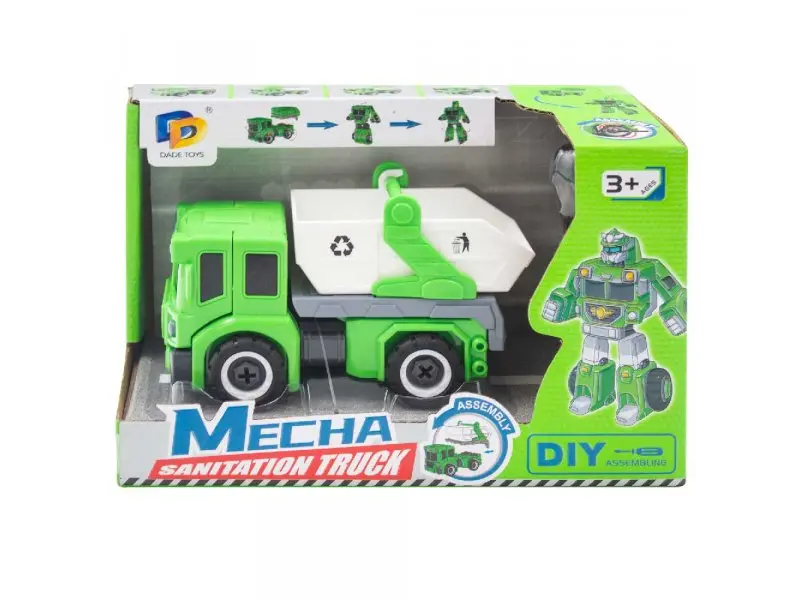 Best Luck MECHA Kamion robot zeleni
