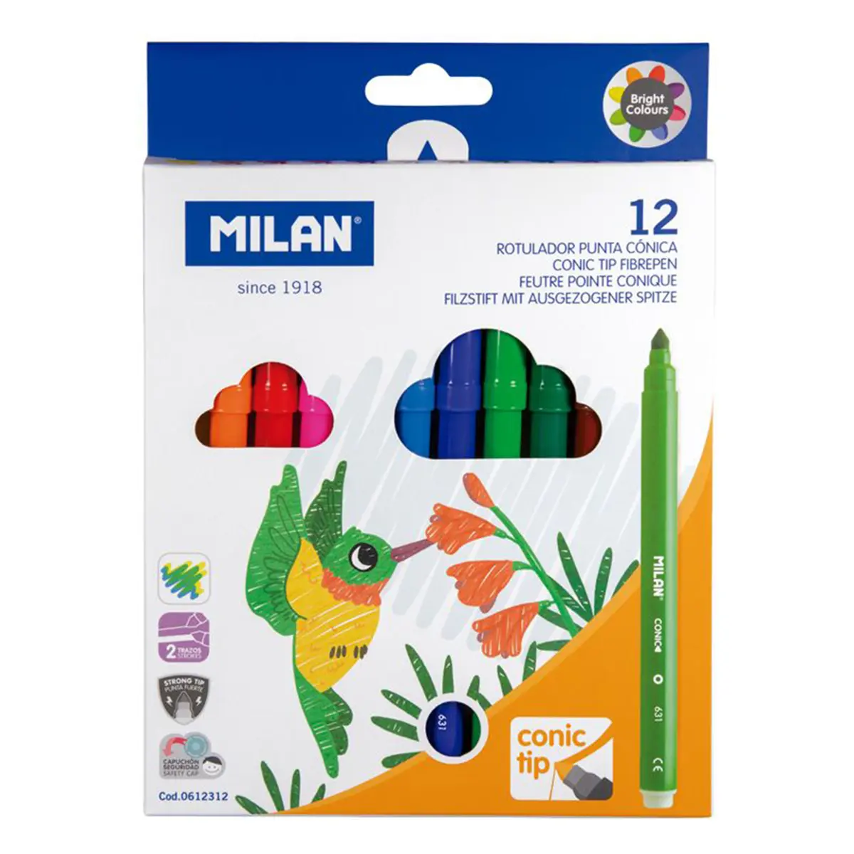 Milan Factis Flomaster 12/1 612312 conic