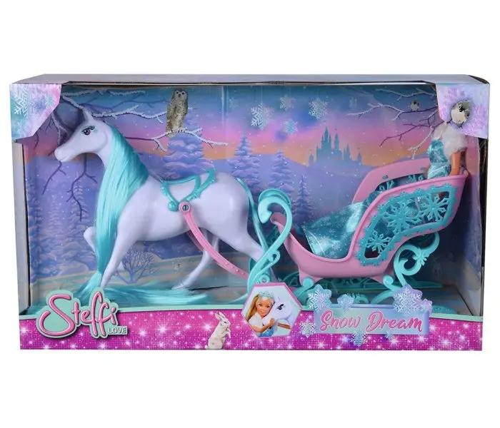 Simba STEFFI SNOW Lutka u sankama Dream Set