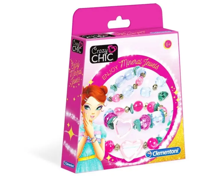 Clementoni Crazy Chic Kreativni set za devojčice Crazy Chic Mineral