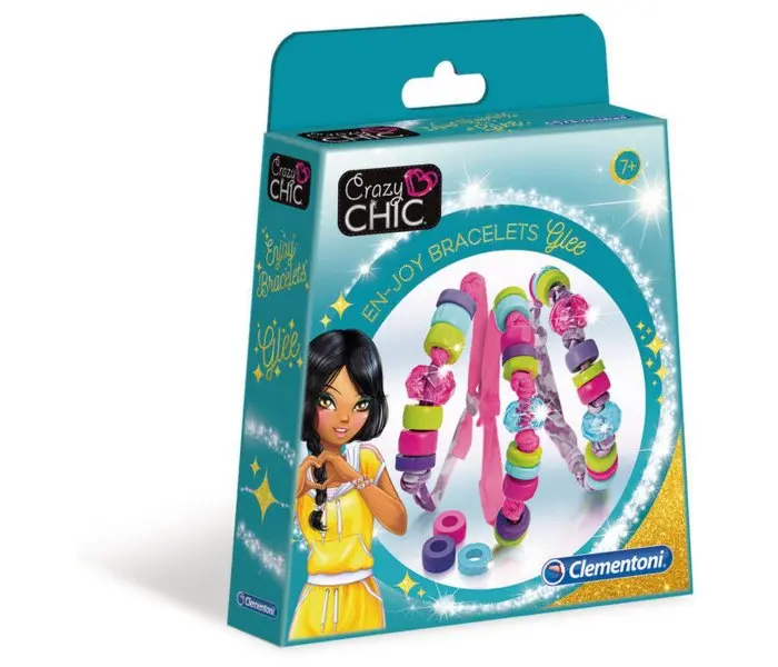 Clementoni Crazy Chic Kreativni set Crazy Chic, Narukvice za devojčice Enjoy Glee