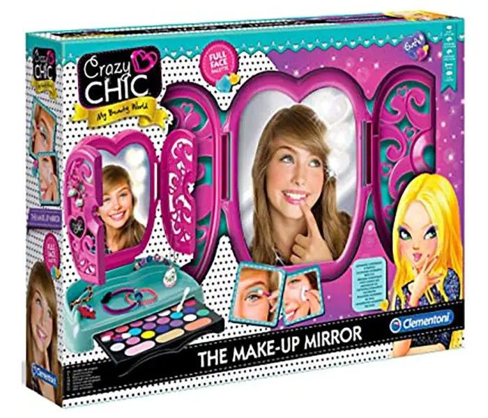 Clementoni Crazy Chic CLEMENTONI Crazi Chic set šminke sa ogledalom 18541