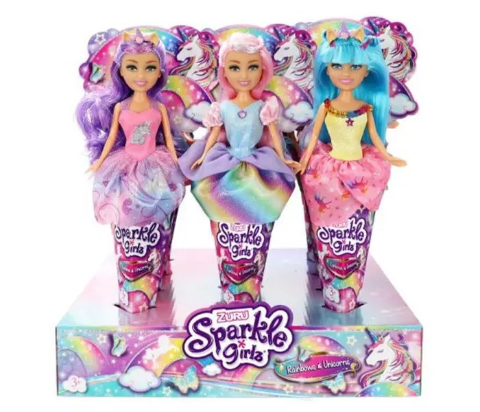 Sparkle Girlz Sparkle Toi girlz princeza јednorog u konusu, šareno