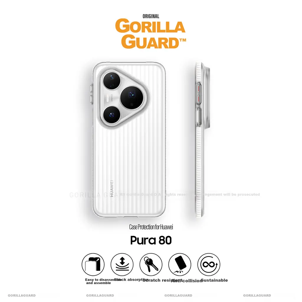 Xingqiuweishi Maska za mobilni telefon Huawei Pura 80, Bela