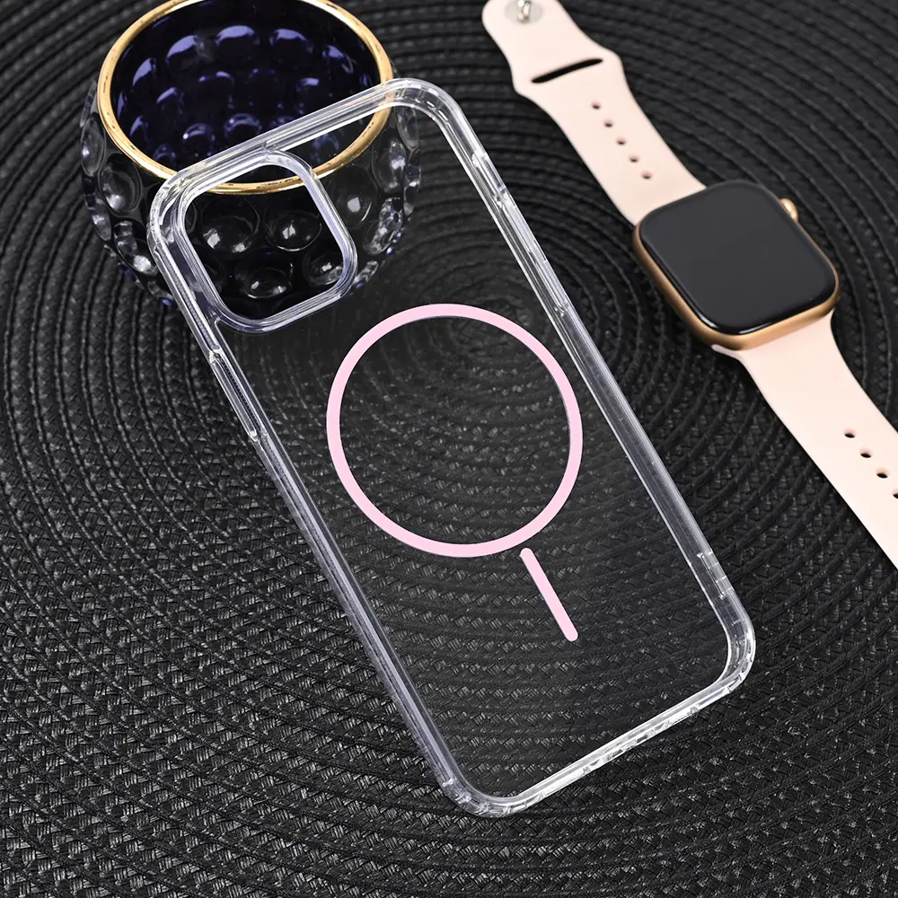 Maska za iPhone 12/12 Pro 6.1 Magsafe Color Line, Roze
