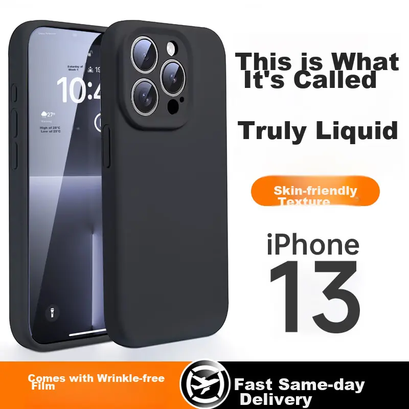 Divi Maska za mobilni telefon iPhone 13 Pro, Crna