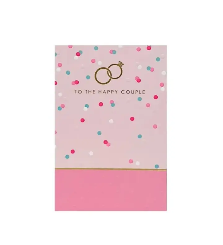 Dexy Co Cestitke Čestitka Neon Blush To the Happy Couple