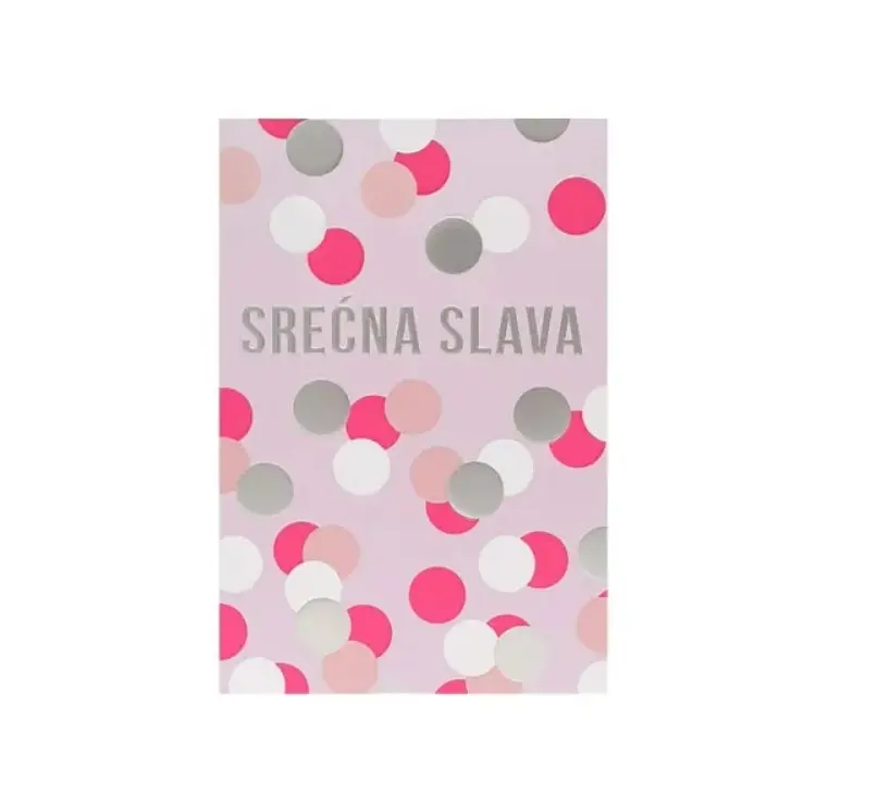 Dexy Co Cestitke Čestitka Neon Blush Srećna Slava