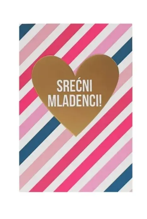 Dexy Co Cestitke Čestitka Neon Blush Srećni Mladenci
