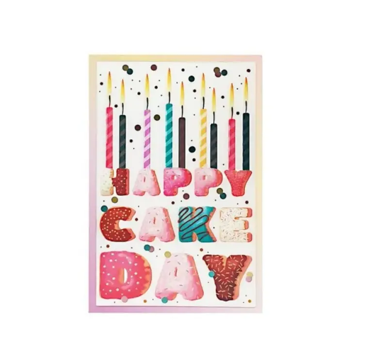 Dexy Co Cestitke Čestitka 3D Hoorey Happy Cake Day