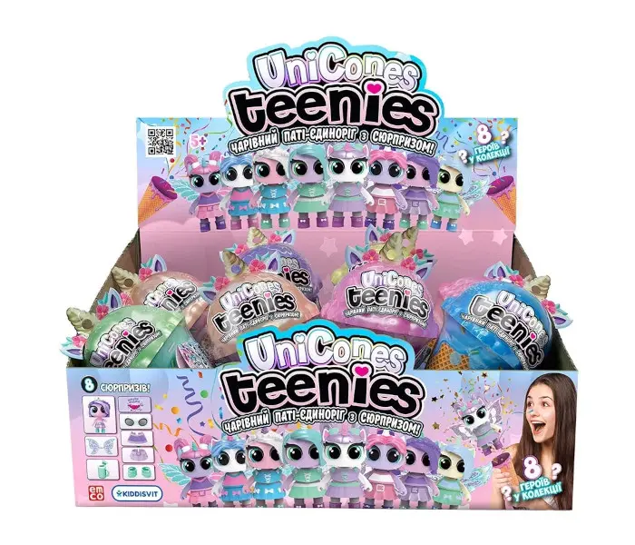 Unicones Unicone Set igračaka Jednorozi, Tinejdžeri, Šareni