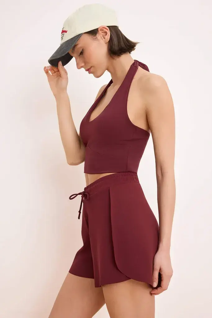 Trendyol Milla ženski šorts Thmss26Sr00004, burgundska