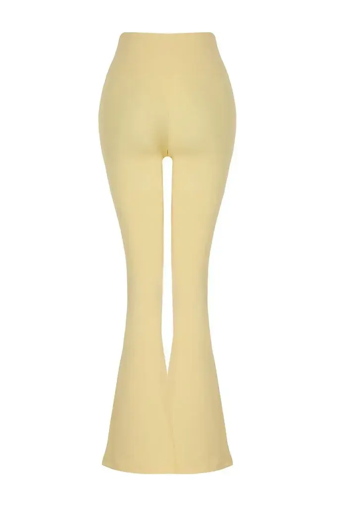 Trendyol Milla ženske sportske pantalone Thmss26Ty00016, žuta