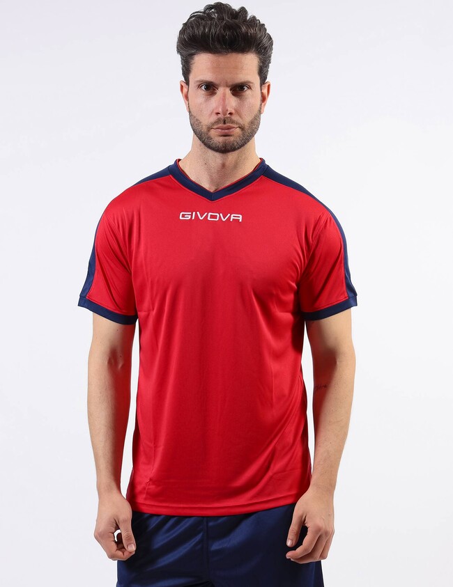 Dres SHIRT REVOLUTION červená-modrá 2XL