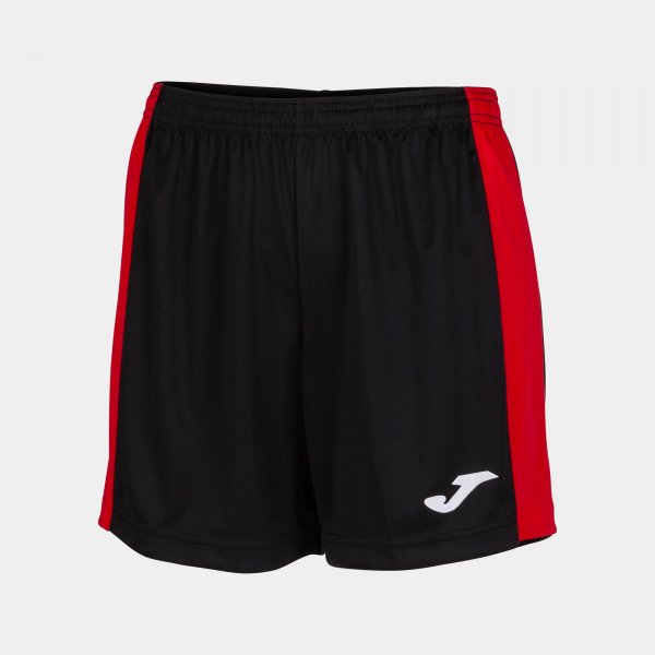 Dámske futbalové šortky MAXI SHORT čierna červená L