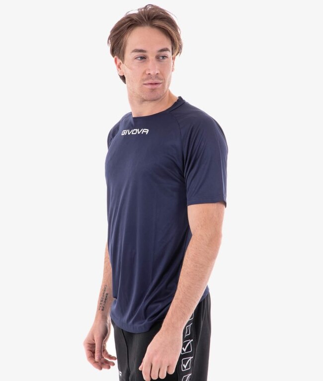 Krátke tričko SHIRT GIVOVA ONE MICROFORATA modrá XL