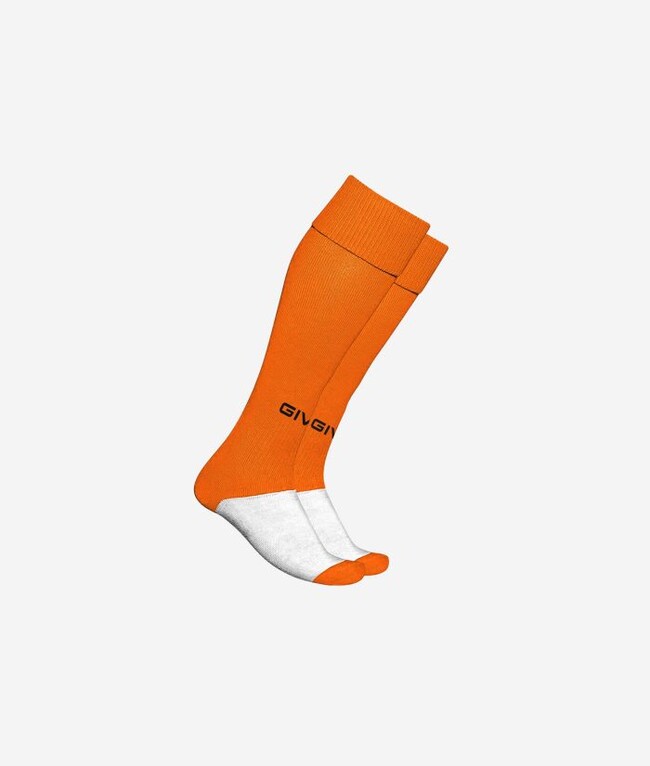 Štulpne / ponožky CALZA CALCIO fluo oranžová SENIOR