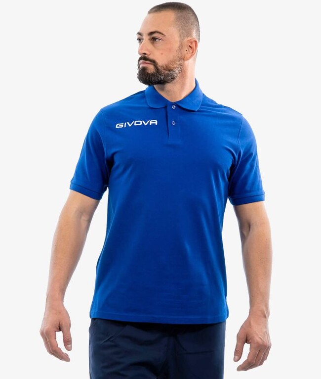 Polo tričko POLO COTONE PIQUET SUMMER azúrová modrá S