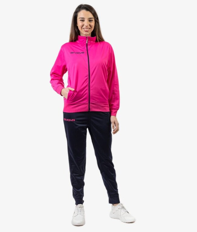 Súprava TUTA TORINO TRIACETATO fuchsiová-modrá 3XL
