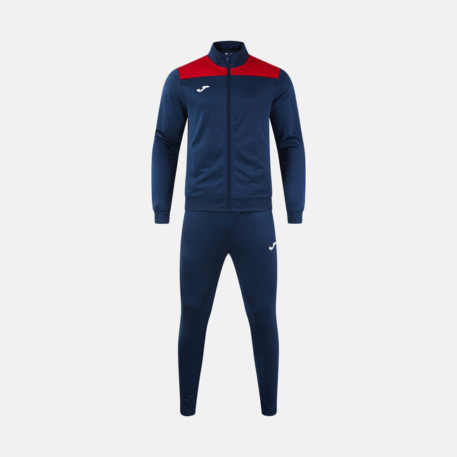 Súprava PHOENIX III TRACKSUIT fluo žltá - modrá námornícka červená L