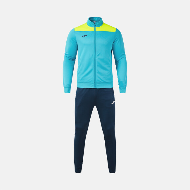 Súprava PHOENIX III TRACKSUIT fluo žltá - tyrkysová 5XS