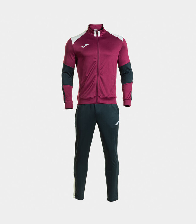 Súprava DANUBIO TRACKSUIT šedá - bordová 3XL