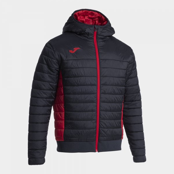 Bunda bomber URBAN V BOMBER JACKET čierna červená L