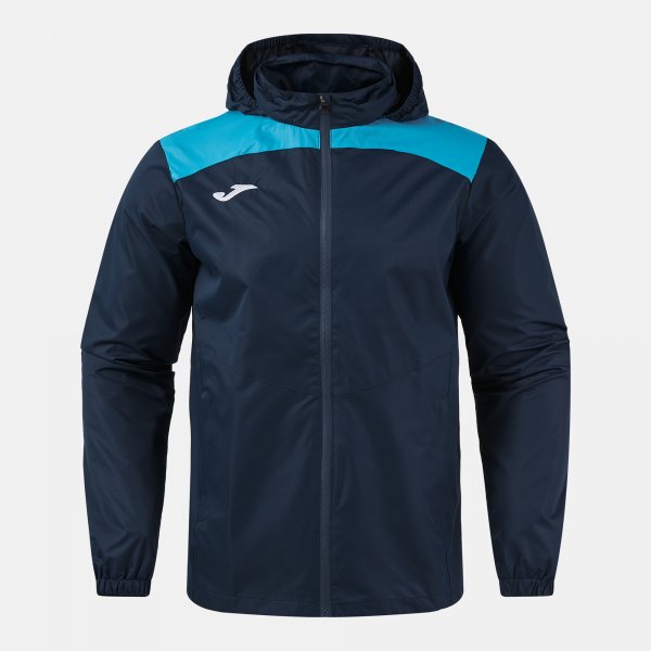 Bunda do dažďa GLACIER RAINCOAT tmavá námornícka-tyrkysová M