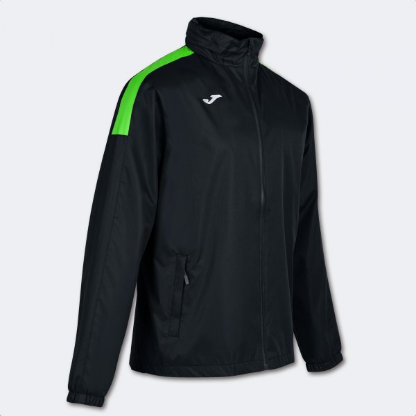 Bunda do dažďa RAINCOAT TRIVOR čierna fluo zelená 6XS