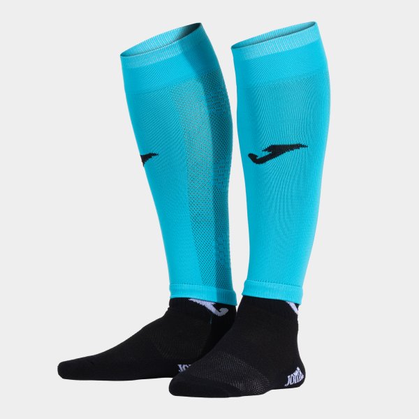 Štulpne / ponožky KICK CALF fluo tyrkysová S17