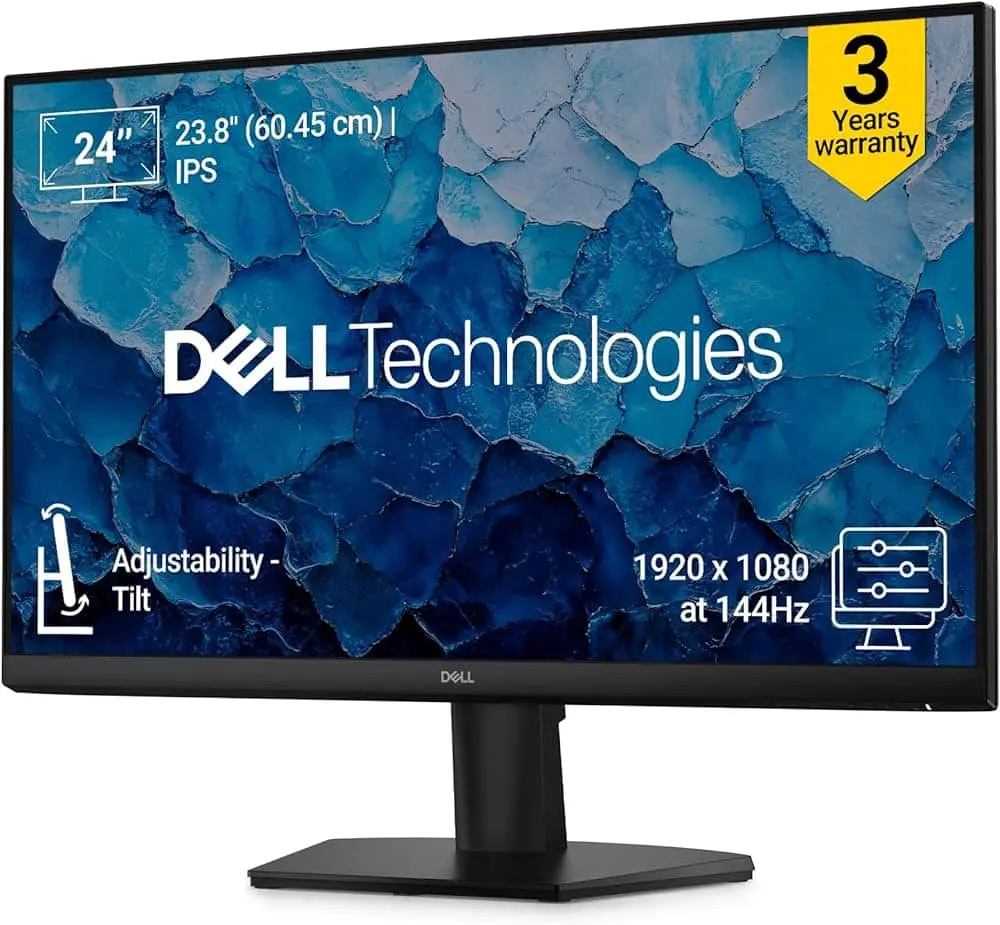 Dell monitor SE2426H, 24", crni