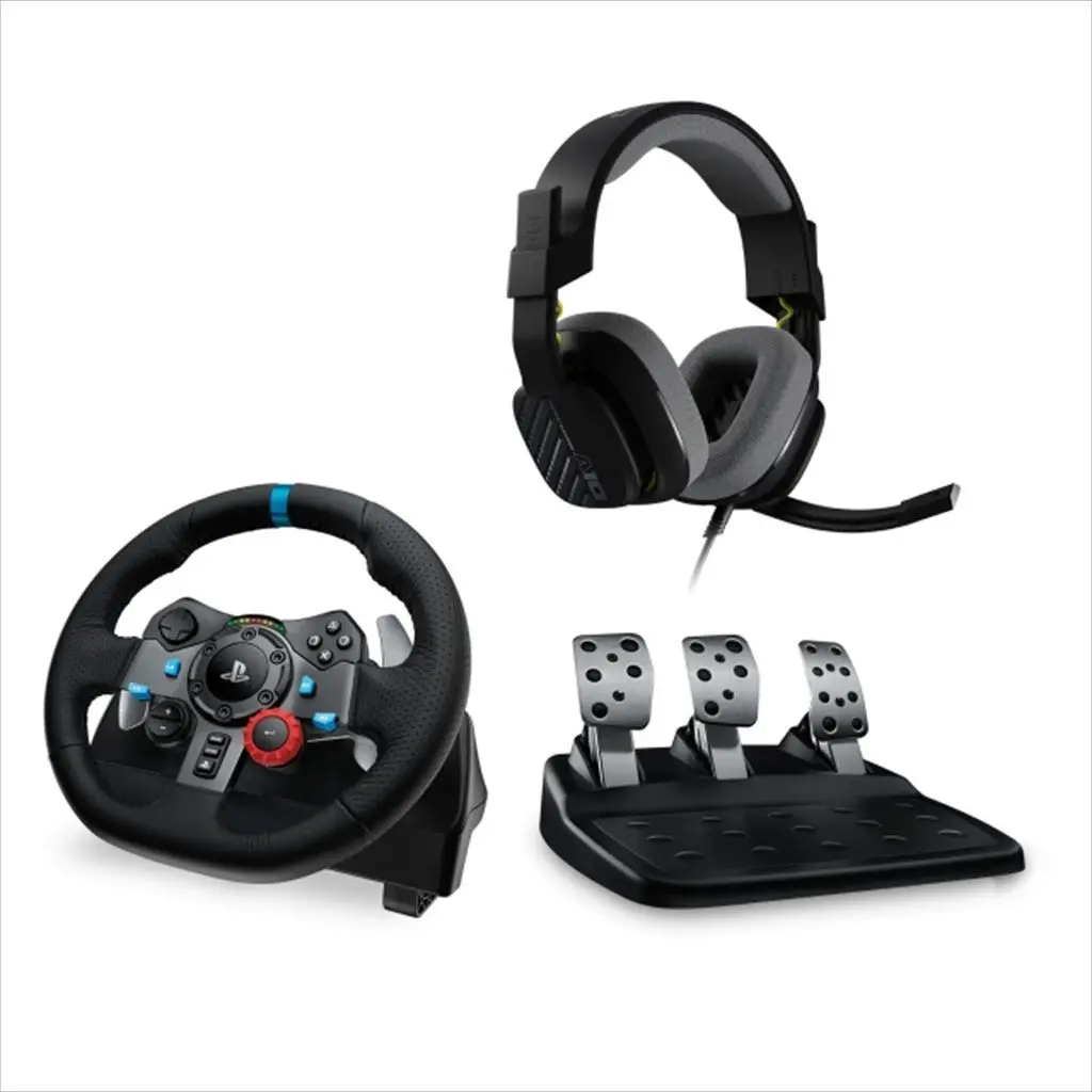 Logitech G Gaming volan G29 Driving Force sa pedalama, plus Astro A10 geјmerske slušalice za PS3, PS4, računar, 991-000486
