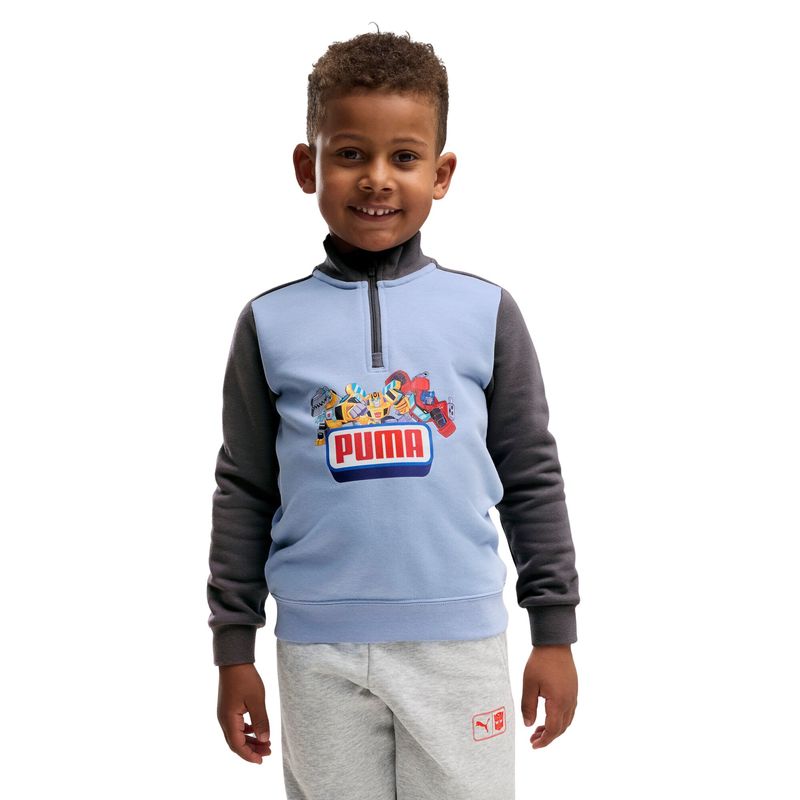 DEČIJI DUKS PUMA X TRANSFORMERS GRAPHIC HALF-ZIP