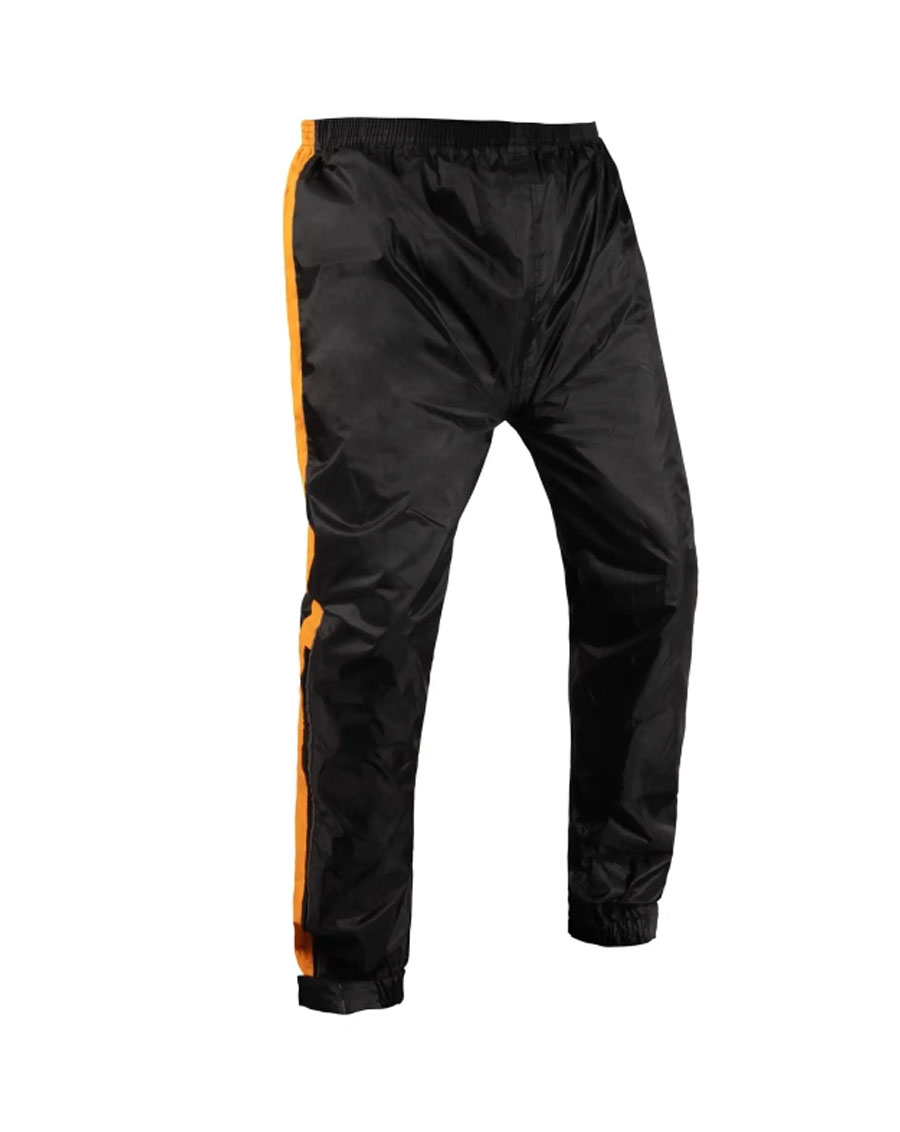 Oxford kišne pantalone Rainseal crne/orange