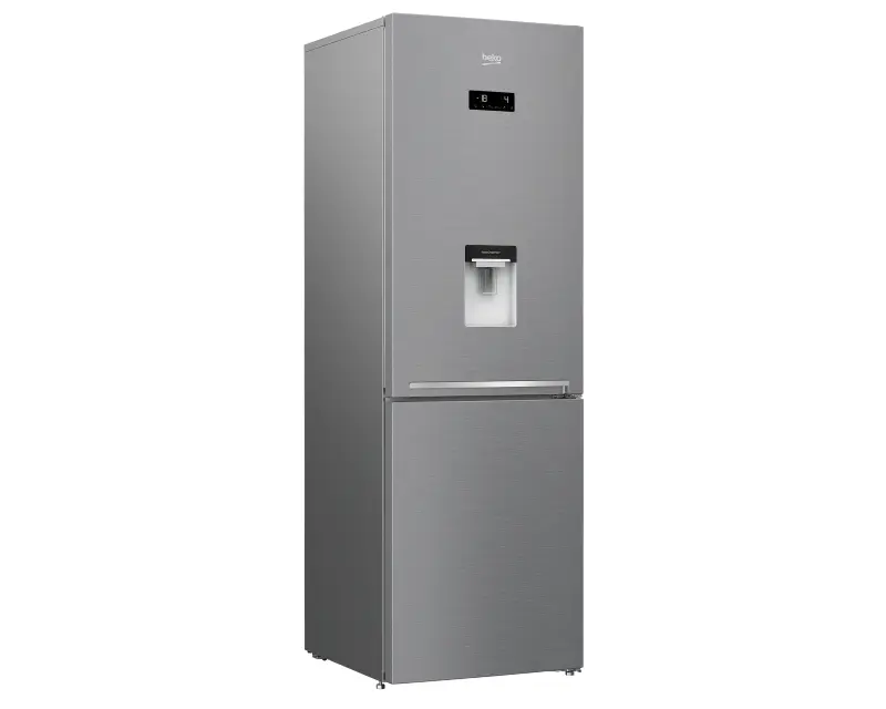 Beko MCNA366E40DXBN Kombinovani frižider, 324 l, Srebrna