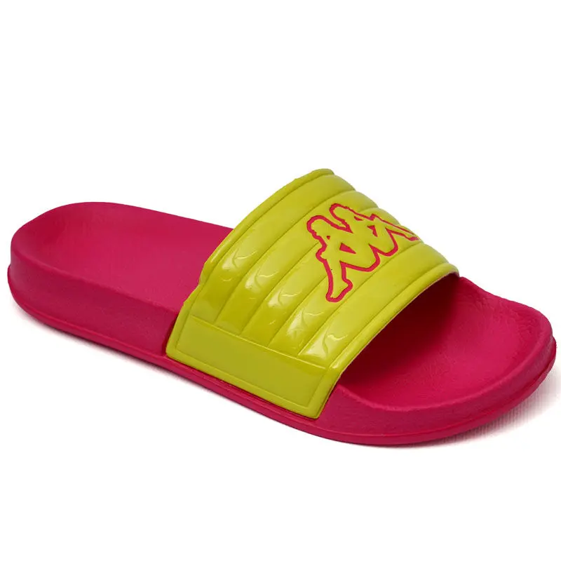 Kappa Papuče za devojčice Logo Noles 4 Kid, Roze-zelene