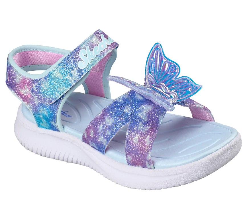 Skechers Sandale za devojčice Jumpsters Sandal Butterfly, 303109L-BLMT, Plave