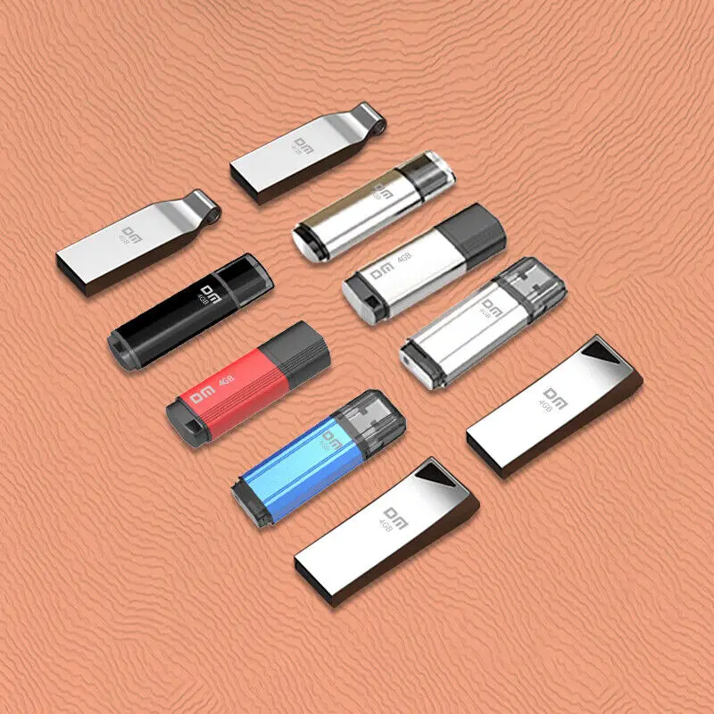 DM Damai USB Flash memorija, 4GB, USB 2.0, 10 komada, Višebojna